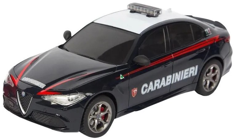 Rc auto re.el toys alfa romeo giulia carabinieri rc 1:18