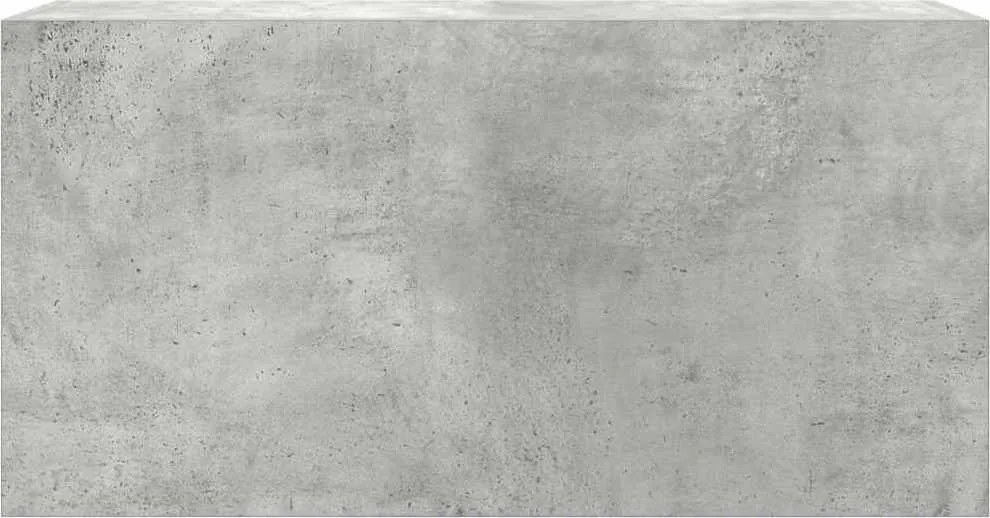vidaXL Koupelnová nástěnná skříňka 80 x 25 x 40 cm kompozit [860093] Barva: šedá sonoma