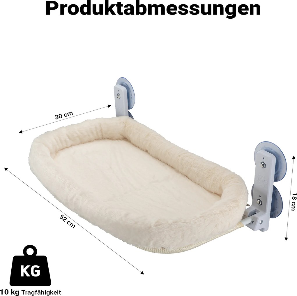 Škrabadlo pro kočky Wiltec – 30 × 52 cm, 10 kg, béžová (65949)