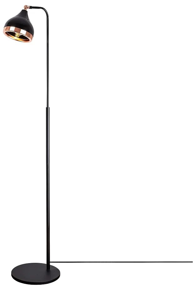 Designová stojanová lampa Salwah 150 cm černá