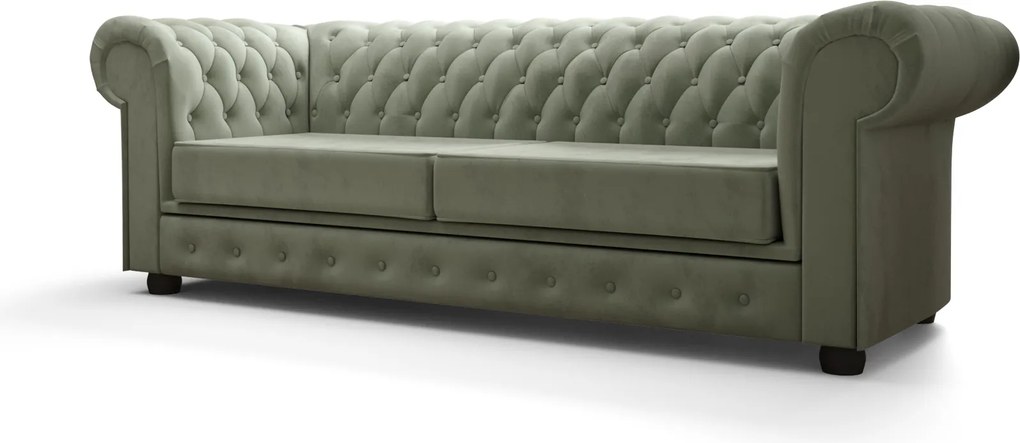 GRAND Pohovka LUXURY, dvojsedák Barva: VELVET 15, Rozkládání do lůžka: Ne