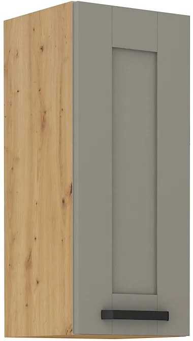 Kuchyňská skříňka LUNA 30 G-72 1F korpus: dub artisan, barva dvířek: světle šedá CLAY