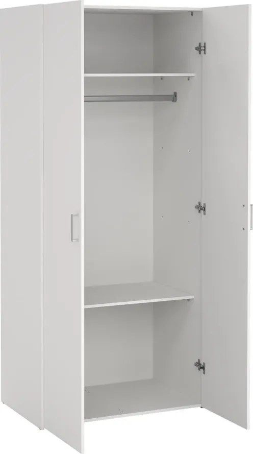 Šatní skříň Sid 77,6 x 49,5 x 175,4 cm, bílá