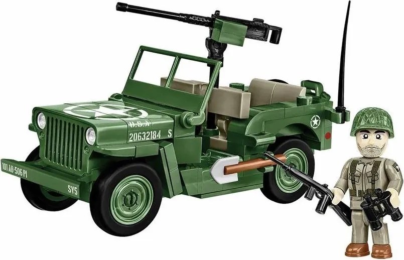 Stavebnice cobi 2296 ii ww willys mb d-day 1:35