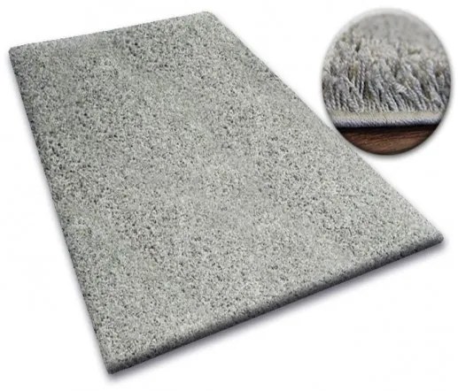 Kusový koberec SHAGGY Izebelie 5cm šedý