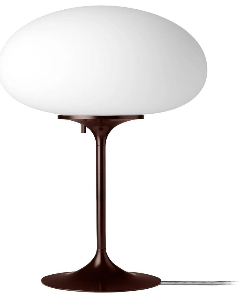 GUBI Stemlite stolní lampa, černá-červená, 42 cm