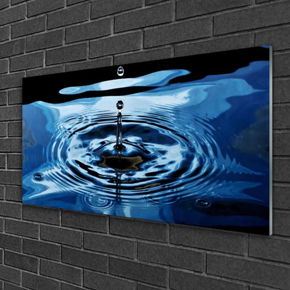 Obraz na skle Voda Umění 100x50 cm