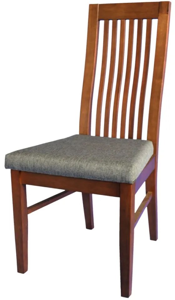 Jídelní židle LAURA, látka SP3 (ořech)