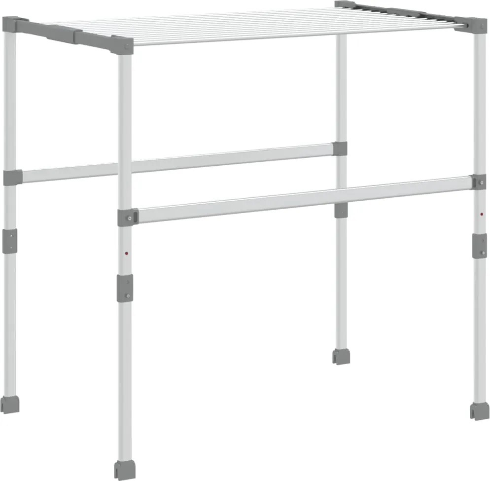 Sušák na prádlo 83 × (50–55) × (40–85) cm hliník 154601