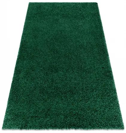 Dywany Luszczow Kusový koberec SOFFI shaggy 5 cm láhev zelená Rozměr koberce: 60 x 250 cm