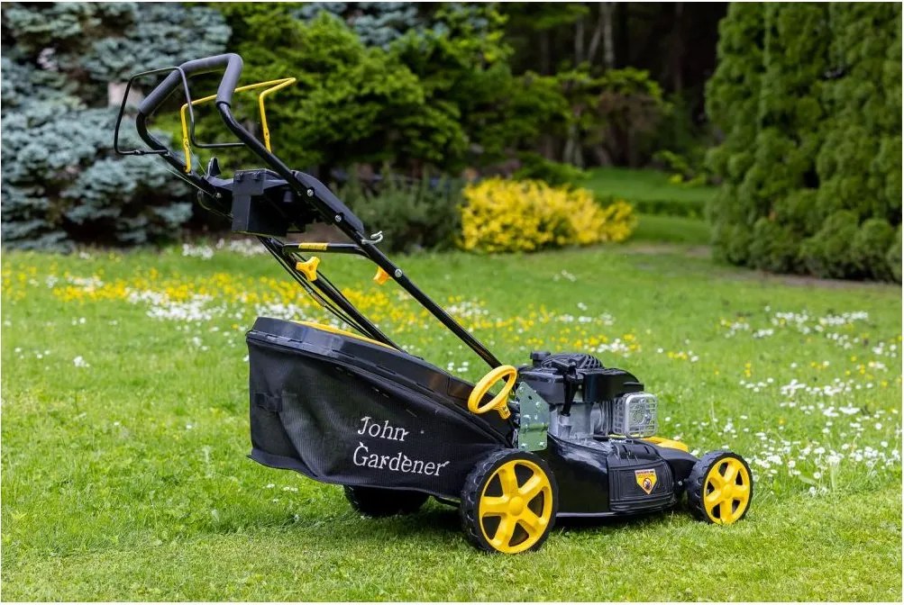 Benzínová sekačka s pojezdem B&amp;S 140cm³ 51cm JOHN GARDENER