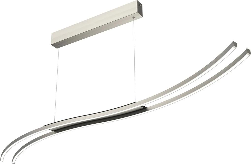 Zakřivené LED závěsné světlo Swing s 2 profily