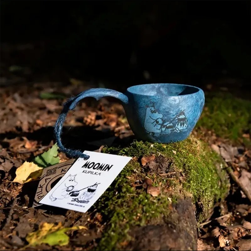 Hrnek kuksa Kupilka Moomin 0,12l, modrý