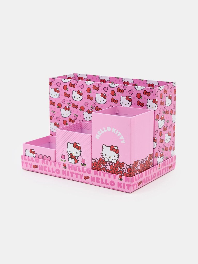Sinsay - Sada organizérů na stůl Hello Kitty - sytě růžová
