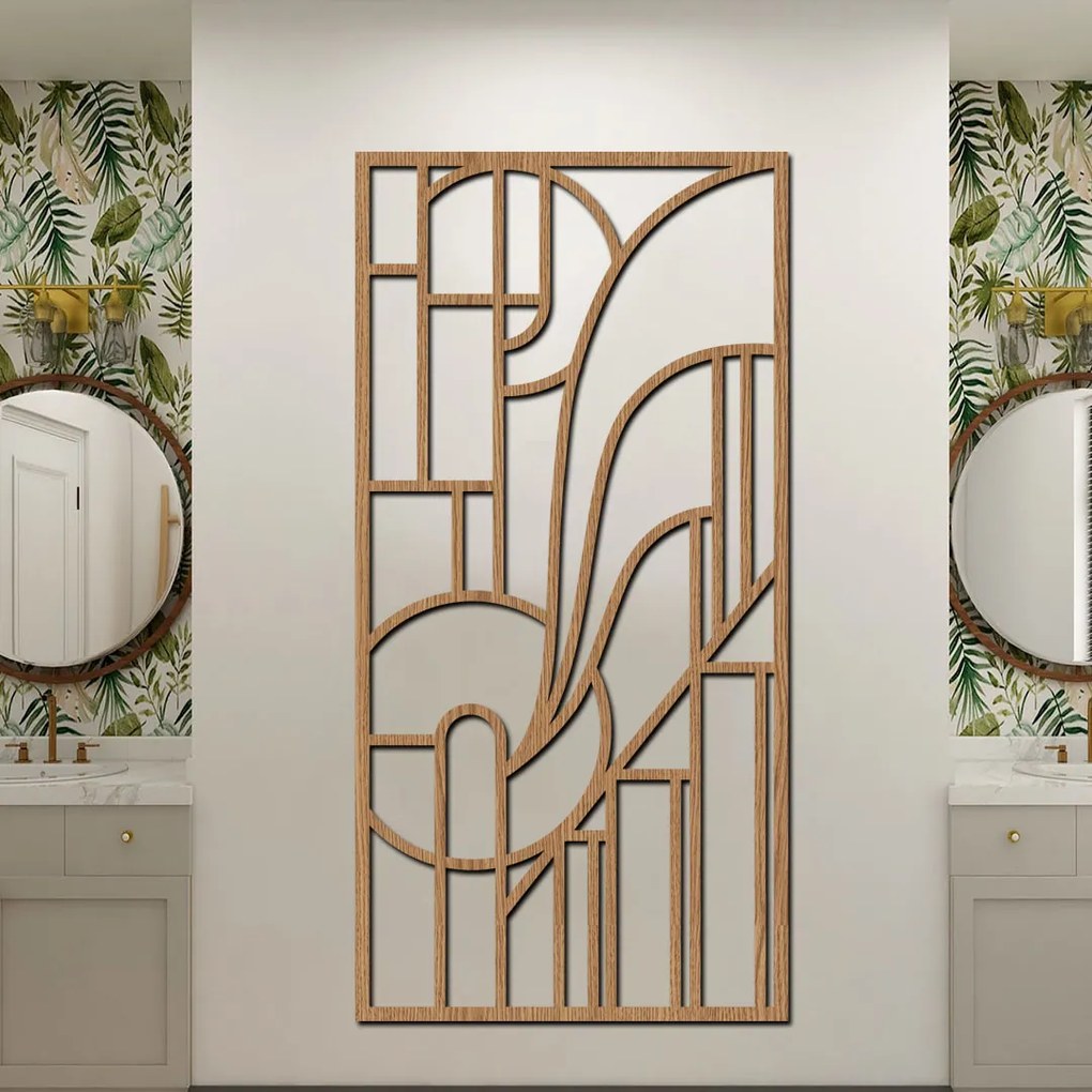 dřevo života Dřevěný panel na zeď GATSBY II Zvolte rozměr (cm): 47x95, Zvolte barvu dekoru: Dub Sonoma