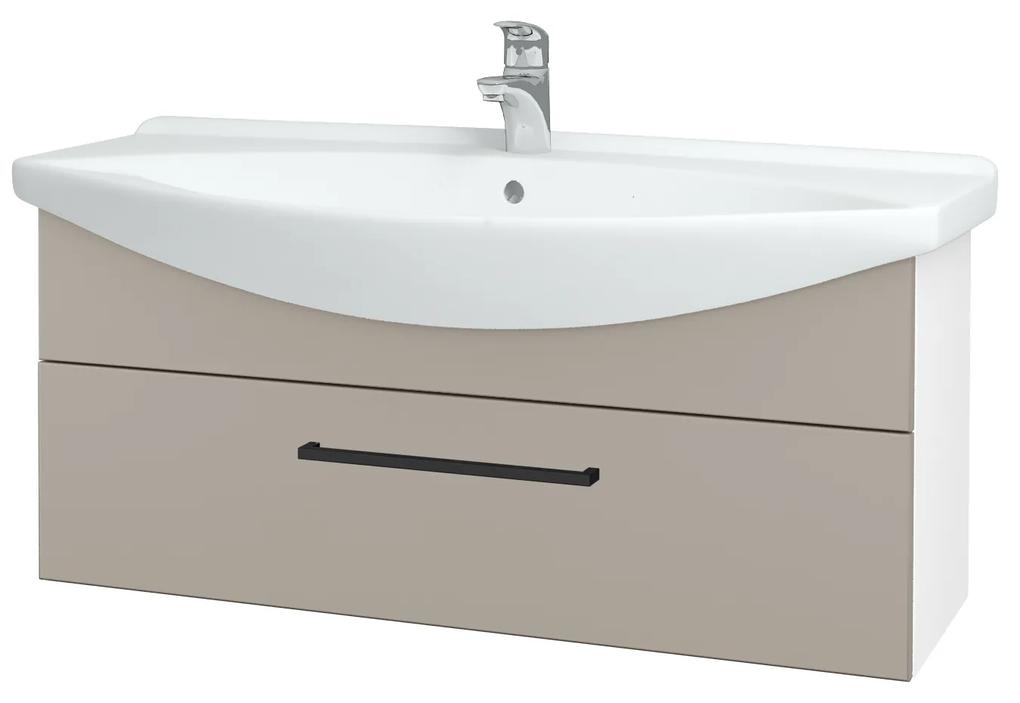 Dřevojas Koupelnová skříň TAKE IT SZZ 105 Varianta: N01 Bílá lesk / Úchytka T02 / N07 Stone