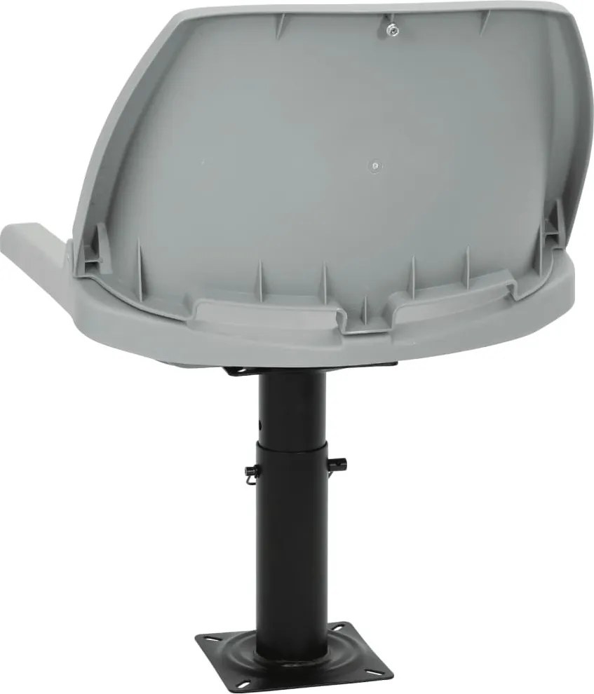 vidaXL 2dílný set skládacího sedadla bez polštáře 48 x 51 x 41 cm [3284274] Barva: Modro-bílá
