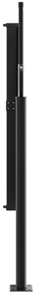 Zatahovací boční markýza hnědá 120 x 600 cm - Default Title