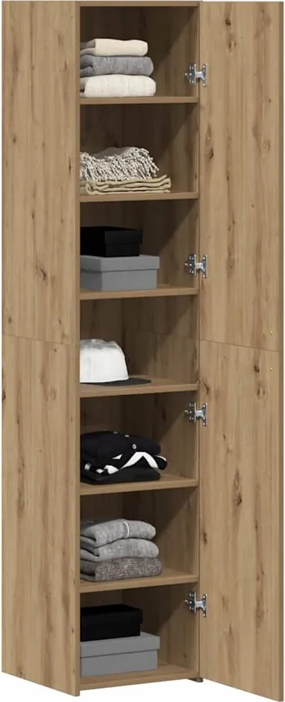 Vysoký bufet Artisanový dub 40 x 42,5 x 185 cm 3365580