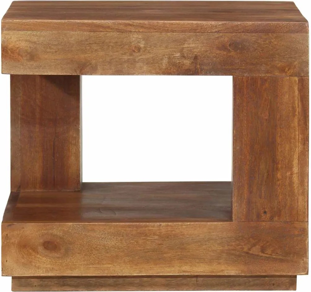 Konferenční stolek 45 x 45 x 40 cm masivní akáciové dřevo 320200
