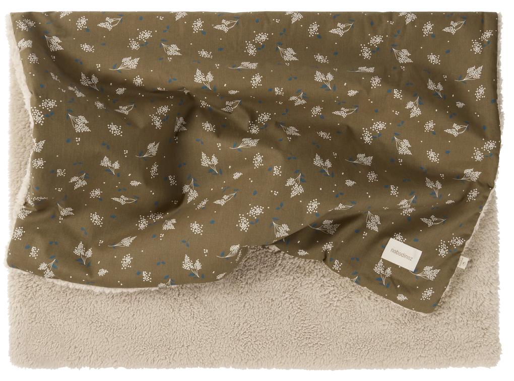 Nobodinoz Zimní deka pro miminka Stories Brown Lilac