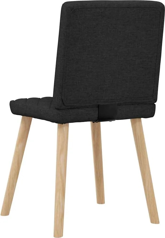 Jídelní židle 4 ks černé textil 3315223
