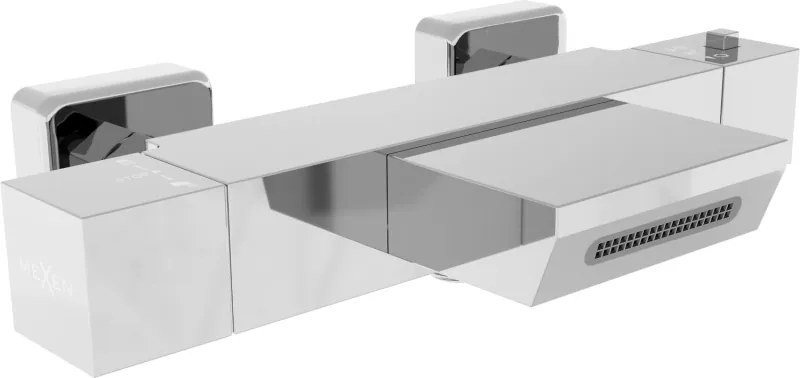 Mexen CUBE termostatická vanová baterie, chrom, 77360-00