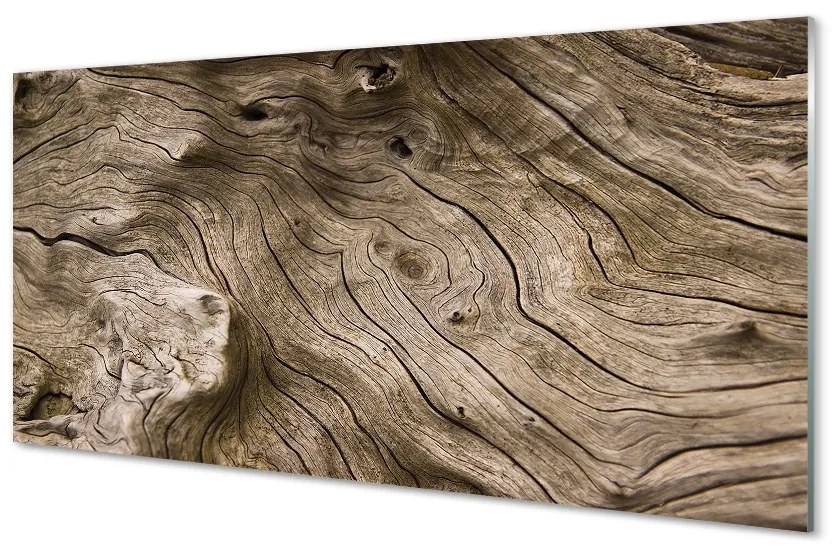 Obraz na skle Dřevo uzlů obilí 140x70 cm