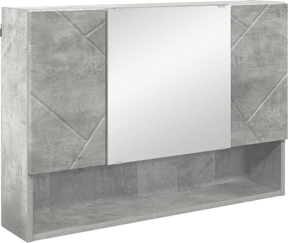 Sada koupelnového nábytku 2 ks Betonově šedá 76,5 x 35 x 64 cm 3393016