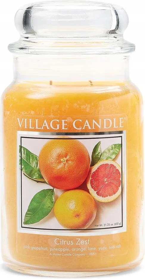 Velká svíčka Citrus Sada Village Candle