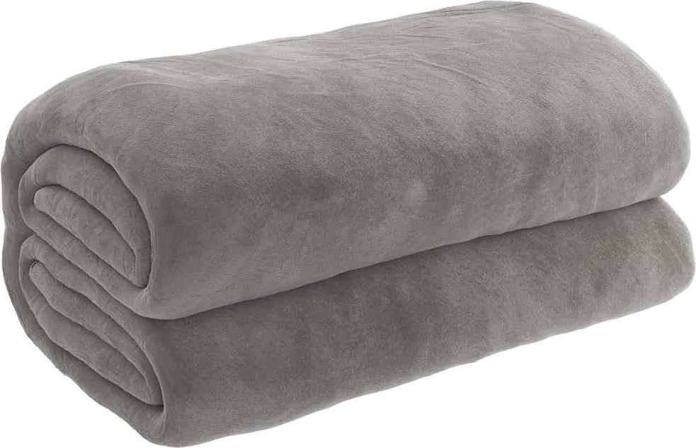 vidaXL Zátěžová deka s povlečením šedá 155 x 220 cm 7 kg textil