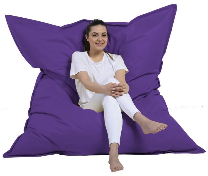 Atelier del Sofa Zahradní sedací vak Giant Cushion 140x180 - Purple, Purpurová