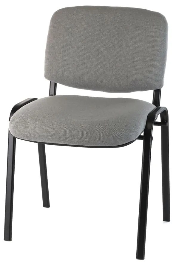Konferenční židle Viva N, černé nohy, šedá