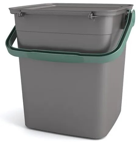 Plastový kbelík s víkem KETER SMART 9 l šedý