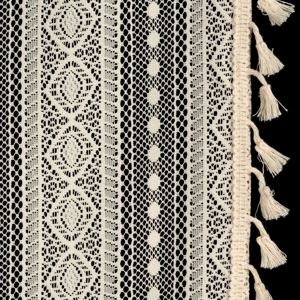 ZÁVĚS NA PÁSCE ADORA 140X270 CM KRÉMOVÁ