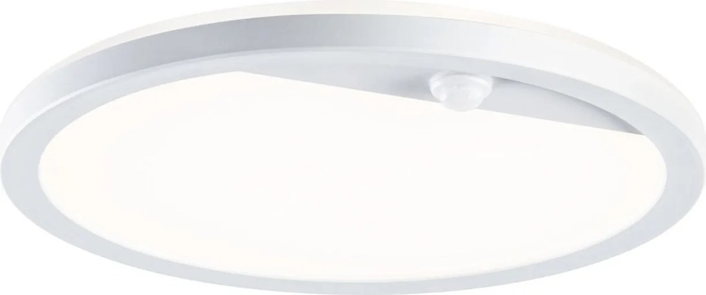 P 94706 LED venkovní panel Smart Home Zigbee Lamina Backlight pohybové čidlo neláká hmyz IP44 kruhové 280mm CCT 14W 230V bílá umělá hmota - PAULMANN