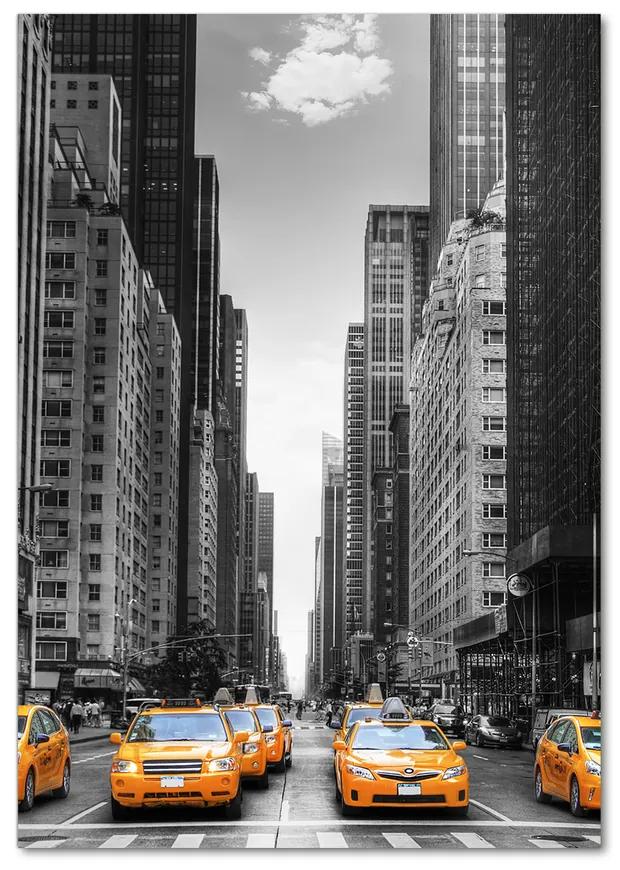 Wallmuralia Fotoobraz na skle Taxi New York 70x100 cm