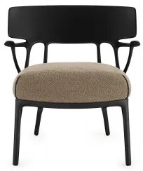 A.I. Lounge Bouclé černá/taupe Kartell