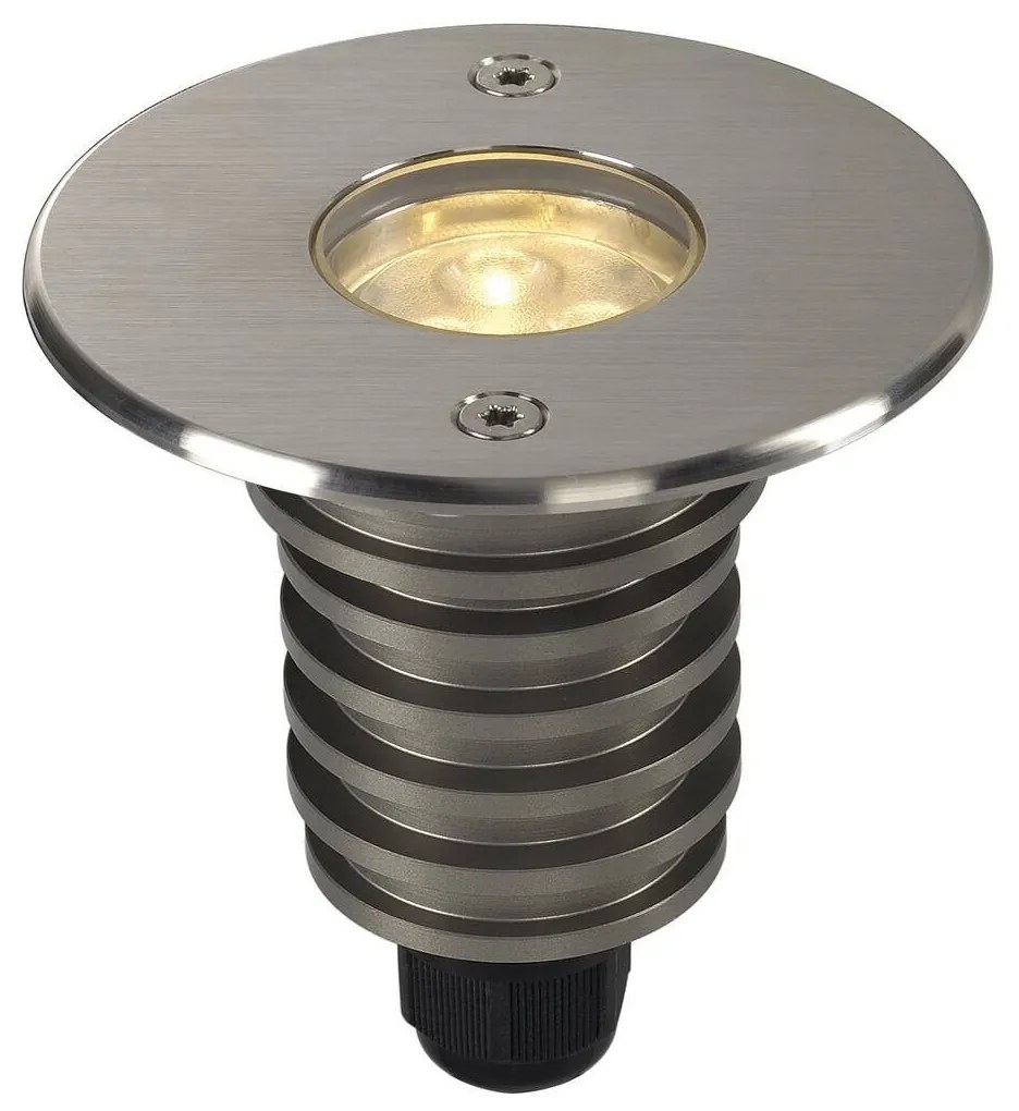 LA 233520 DASAR LED 230V česaná ocel 230V PowerLED 5W 40° IP67 3000K - BIG WHITE (SLV)