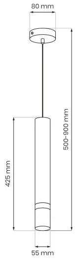 Brilagi - Lustr na lanku POKER 1xGU10/25W/230V béžová