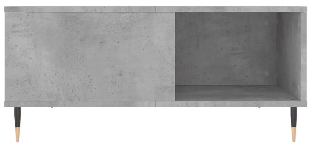 Konferenční stolek betonově šedý 80x80x36,5 cm kompozitní dřevo - Default Title