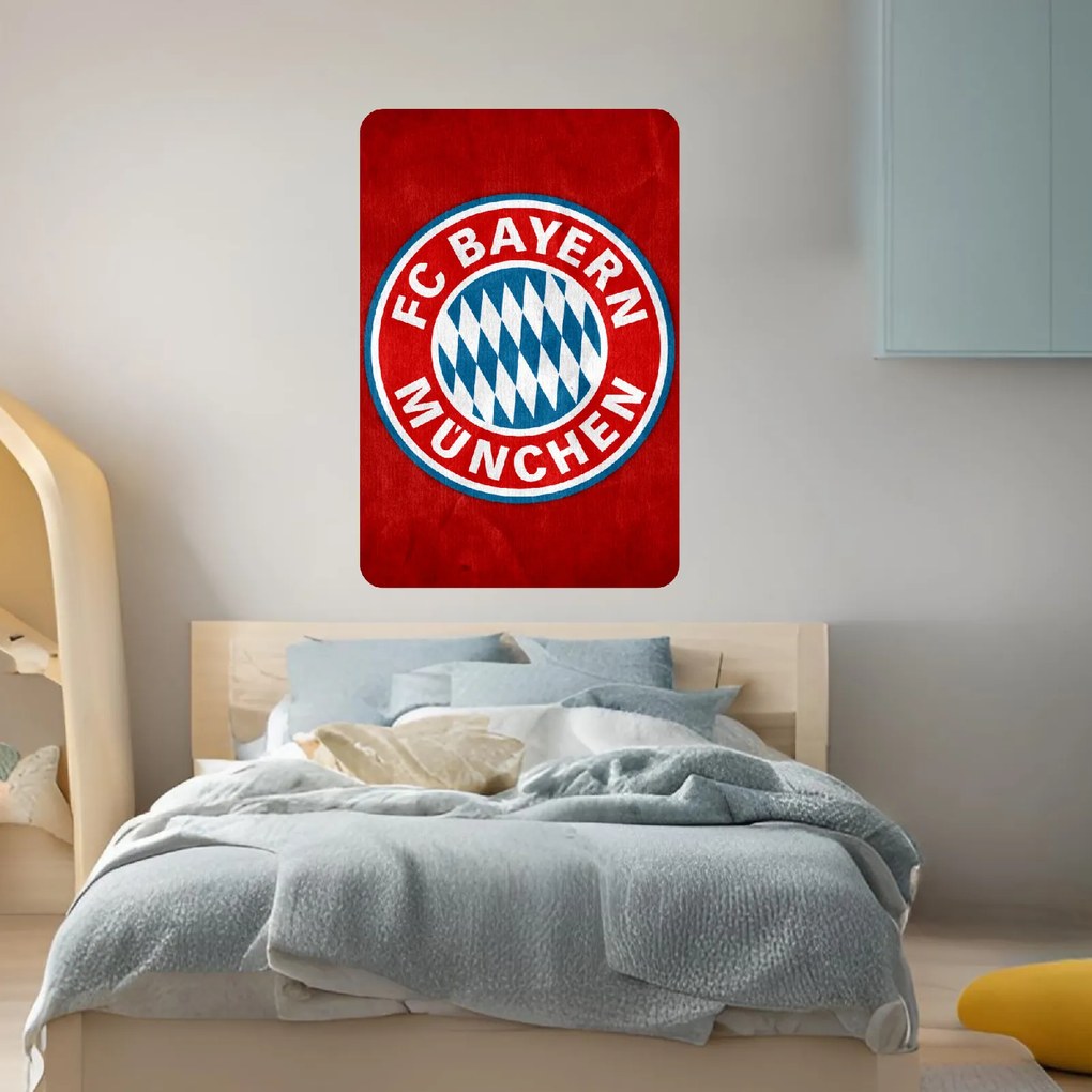 Textilní samolepka na zeď "FC Bayern Mnichov"