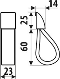 Psací stůl FALCO - bílá