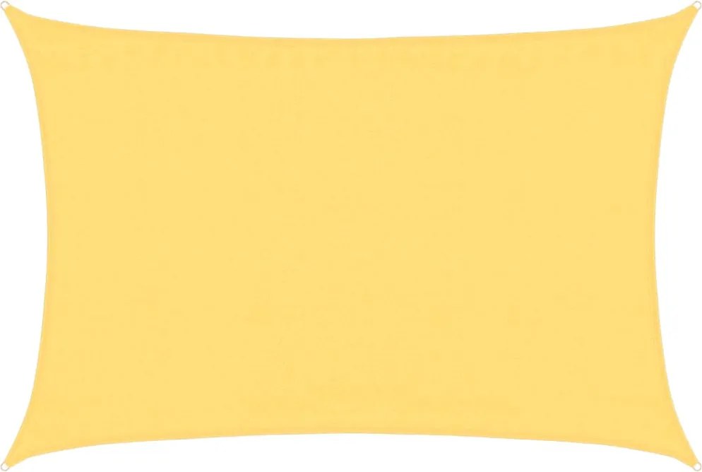 vidaXL Plachta proti slunci 160 g/m² béžová 3,5 x 4,5 m HDPE