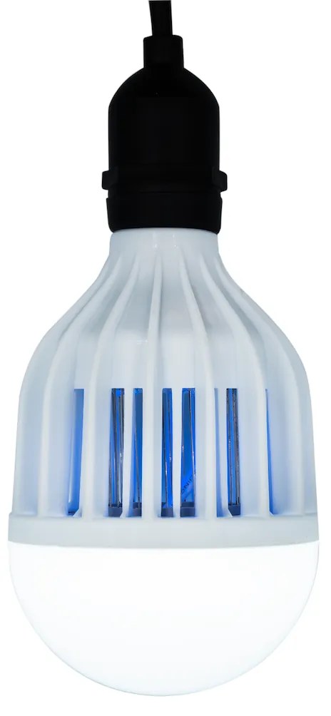 LED žárovka likvidující hmyz E27 studená 6500k 8w 800 lm