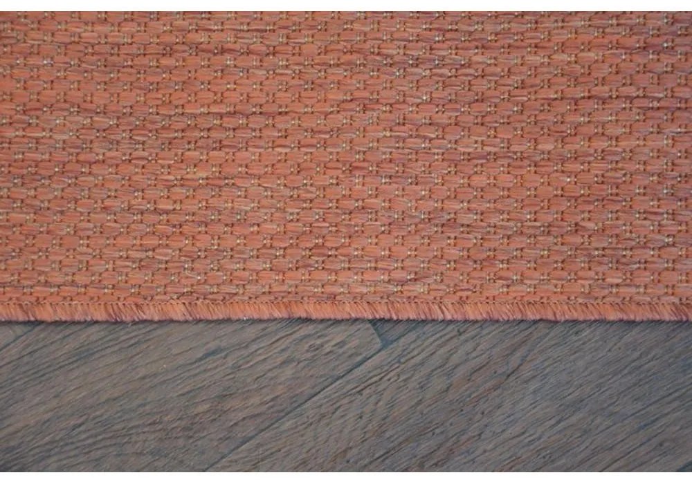 Kusový koberec Flat terakotový 120x170cm