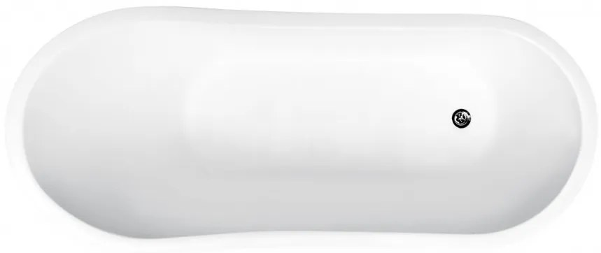 BESCO Volně stojící vana GLORIA bílá Rozměr vany - 150 × 70 cm VANPAO15W
