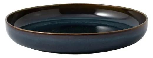 Tmavě modrý porcelánový hluboký talíř Villeroy &amp; Boch Like Crafted, ø 21,5 cm