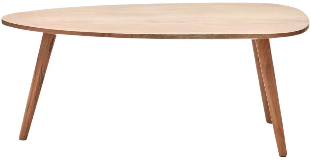 Dřevěný konferenční stolek Kave Home Eluana 110 x 60 cm
