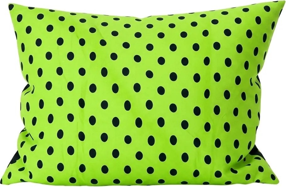 Bavlněný povlak na polštář COLAM GREEN 50x70 cm, zelený